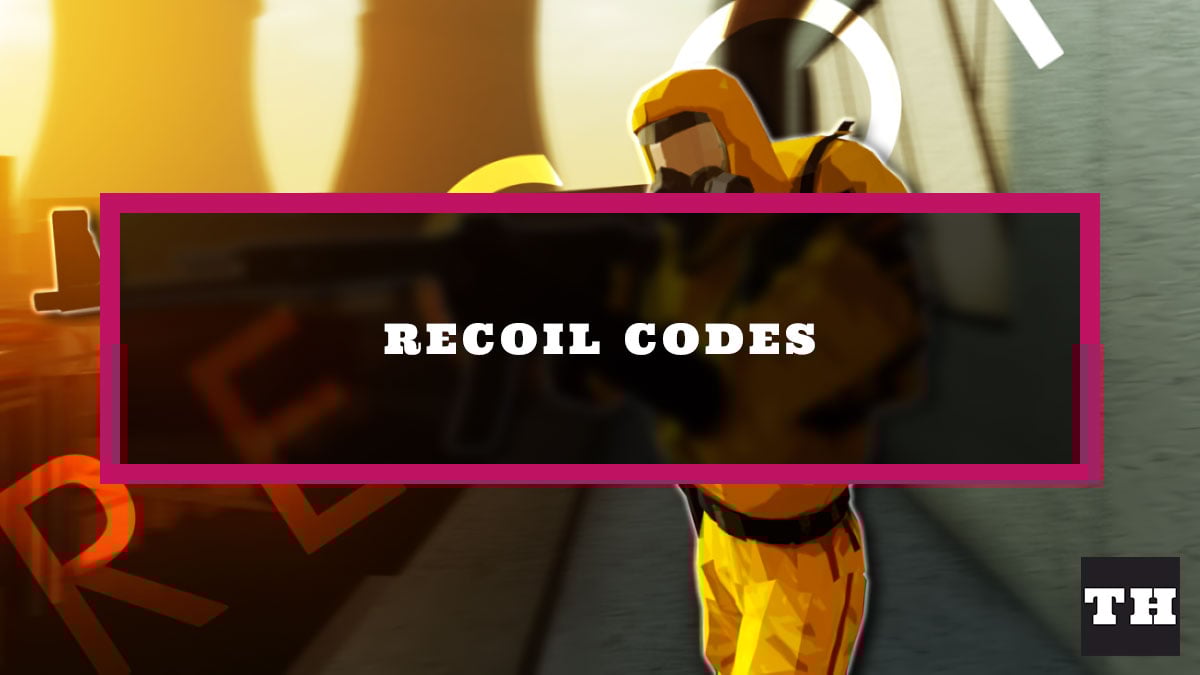 Roblox Recoil Codes - Try Hard Guides