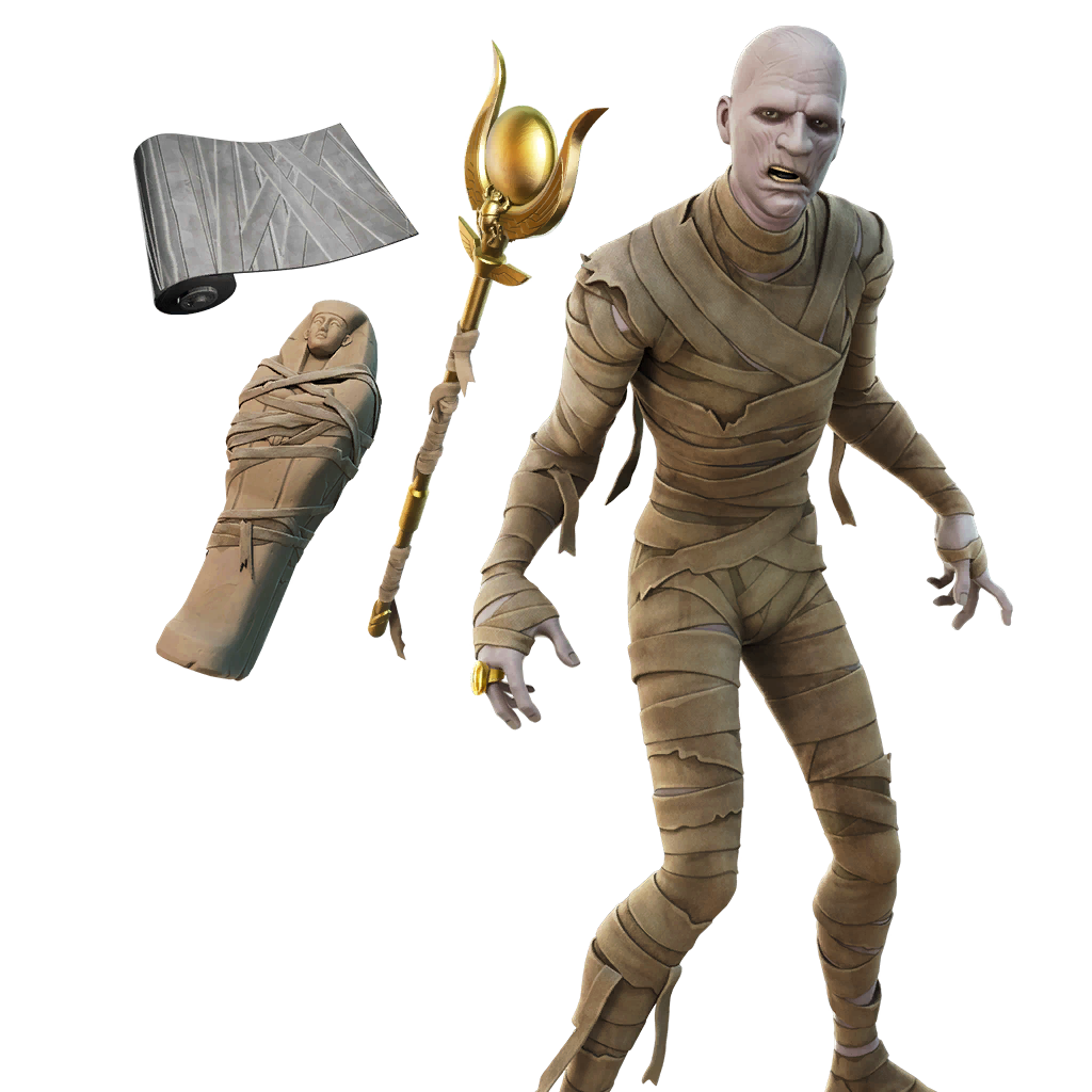 Fortnite The Mummy Skin - PNG, Styles, Pictures
