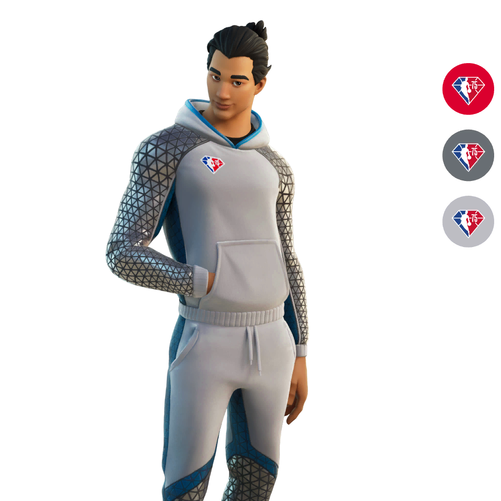 Fortnite Nba 75 Shot-caller Skin - PNG, Styles, Pictures