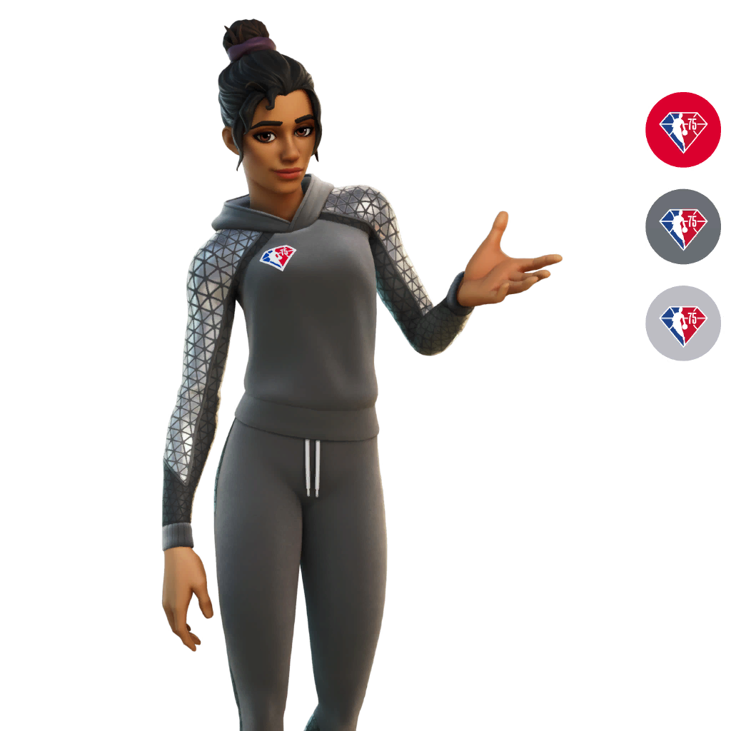 Fortnite Nba 75 Swish Skin - PNG, Styles, Pictures