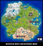How to get the Battle Bus in Fortnite - Spawn Locations Map - Try Hard ...