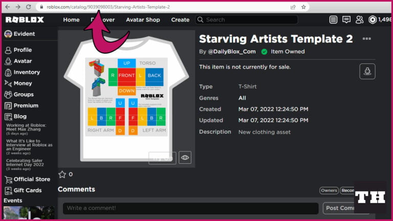 How to get a Shirt ID for Roblox Starving Artists - Try Hard Guides