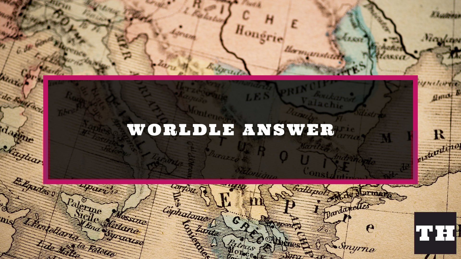 Worldle June 1 2022 Answer Today (6/1/22) - Try Hard Guides