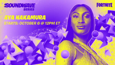 Aya Nakamura is set to perform on the upcoming Fortnite Soundwave ...