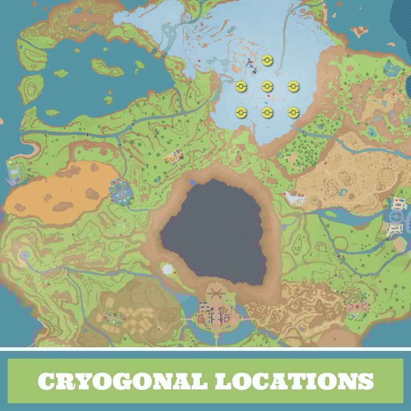 Cryogonal Locations & Map - Where to Farm in Pokemon Scarlet and Violet ...