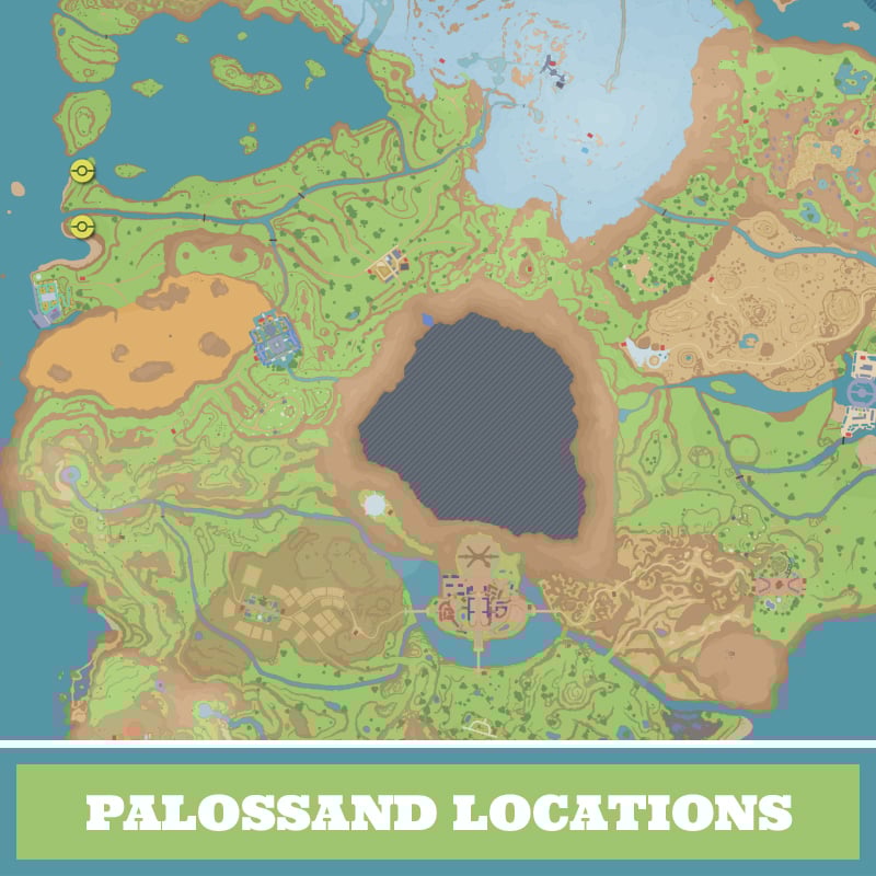 Sandygast Sand Locations & Map - Where to Farm in Pokemon Scarlet and ...