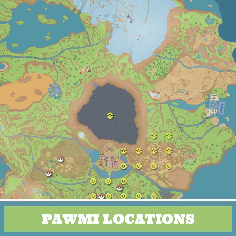 Pawmi Fur Locations & Map - Where to Farm in Pokemon Scarlet and Violet ...