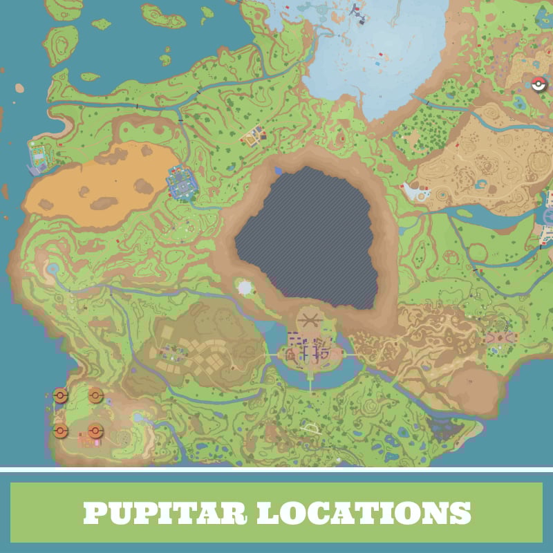 Larvitar Claw Locations & Map - Where to Farm in Pokemon Scarlet and ...