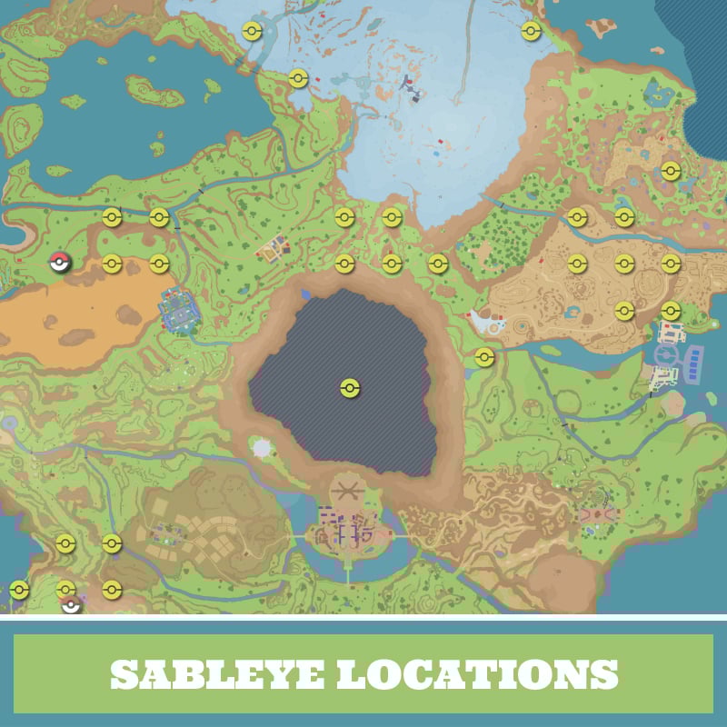 Sableye Gem Locations & Map - Where to Farm in Pokemon Scarlet and ...