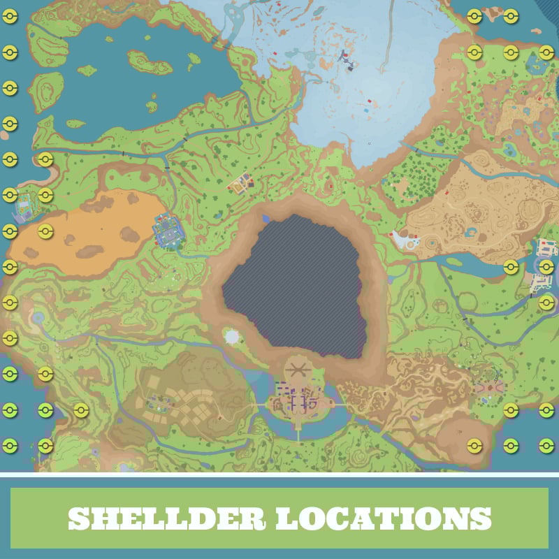Shellder Locations & Map - Where to Farm in Pokemon Scarlet and Violet ...