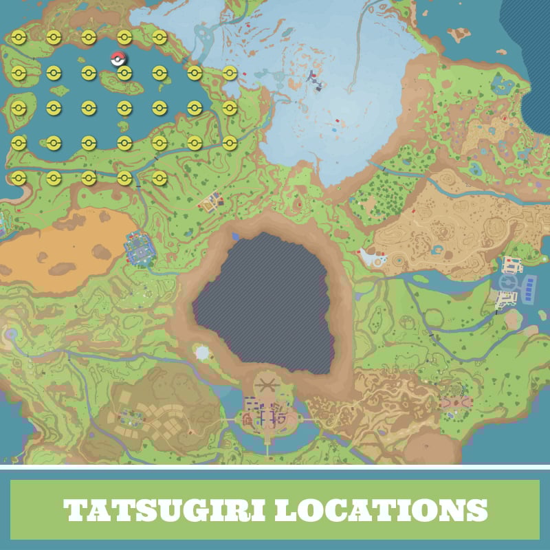 Tatsugiri Scales Locations & Map - Where to Farm in Pokemon Scarlet and ...