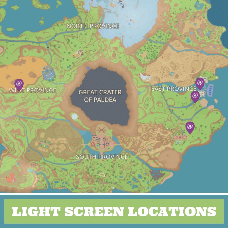 Light Screen TM Location & Recipe Resources - How to get it in Pokemon ...