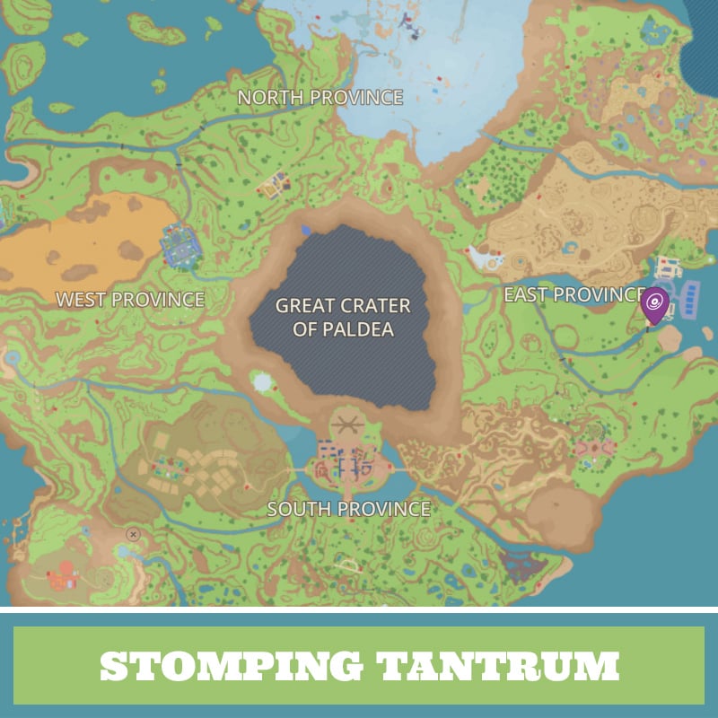 Stomping Tantrum TM Location & Recipe Resources - How to get it in Pokemon Scarlet and Violet ...