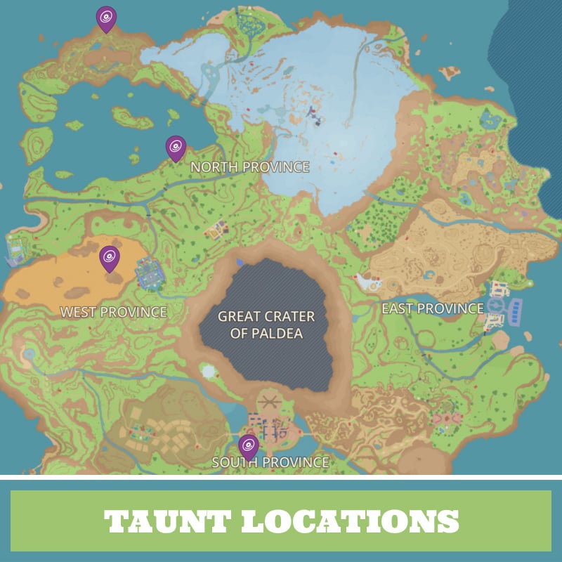 Taunt TM Location & Recipe Resources - How to get it in Pokemon Scarlet ...
