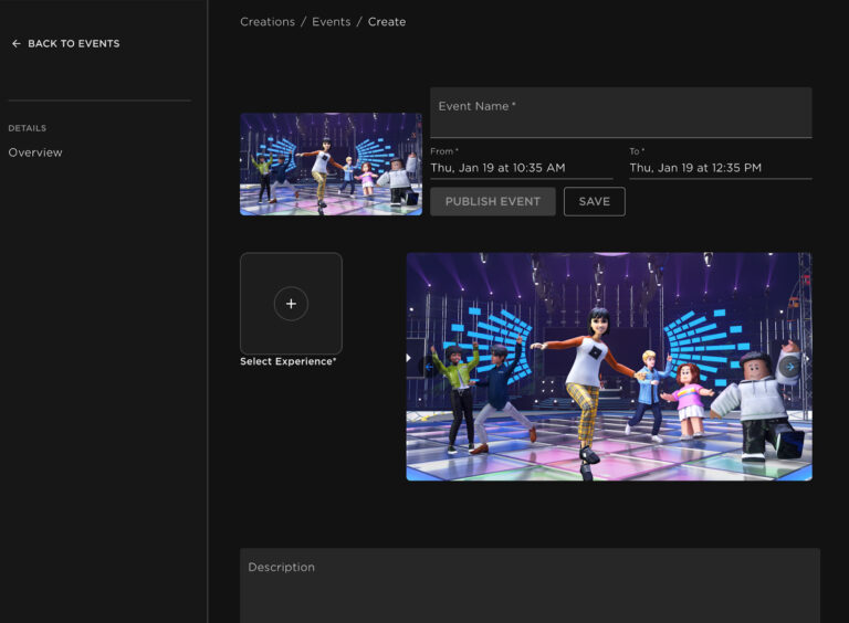 Roblox Events Platform Officially Announced: Create and Schedule Time ...