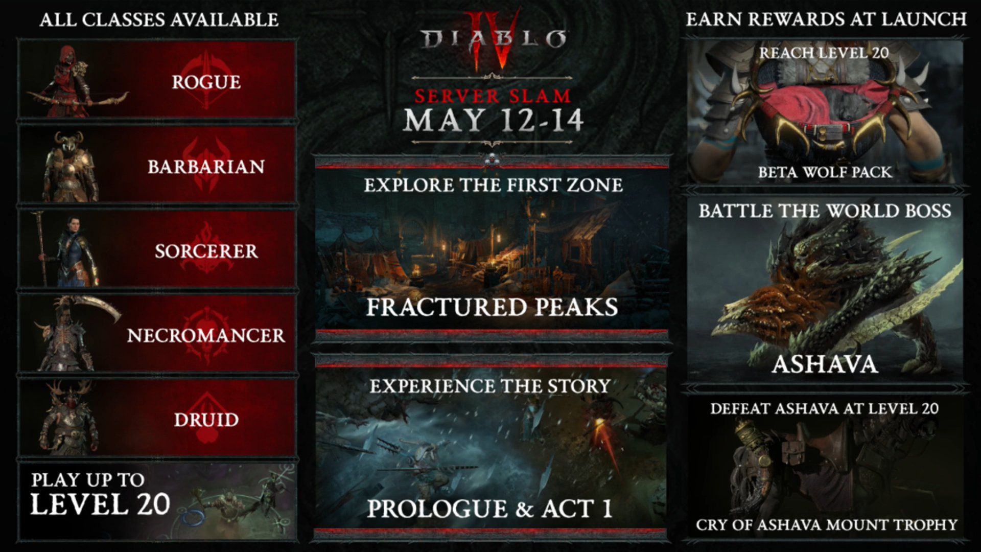 Diablo 4 Surprise Second Beta Starts May 12th for All Players - Try ...