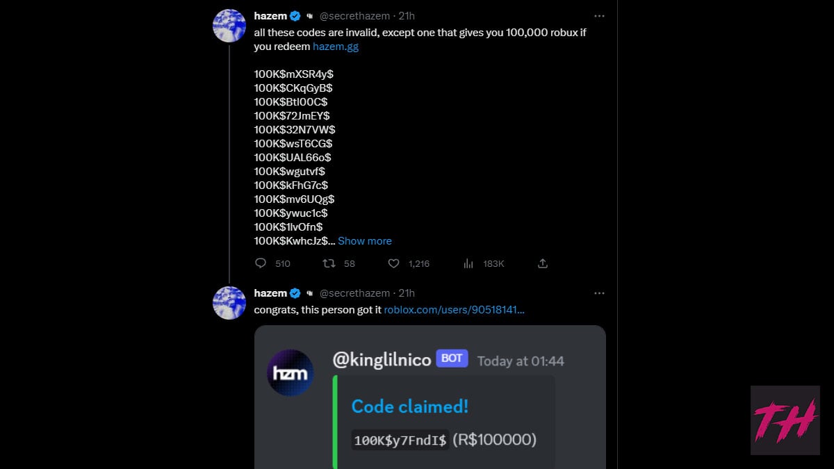 How to get Hazem.gg codes - HZM Free Robux! - Try Hard Guides