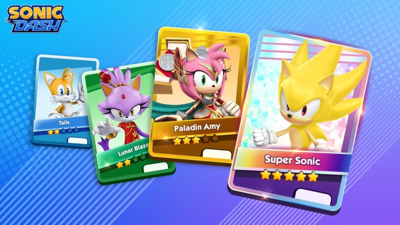 Sonic Dash will introduce Character Cards in new update this week - Try Hard Guides