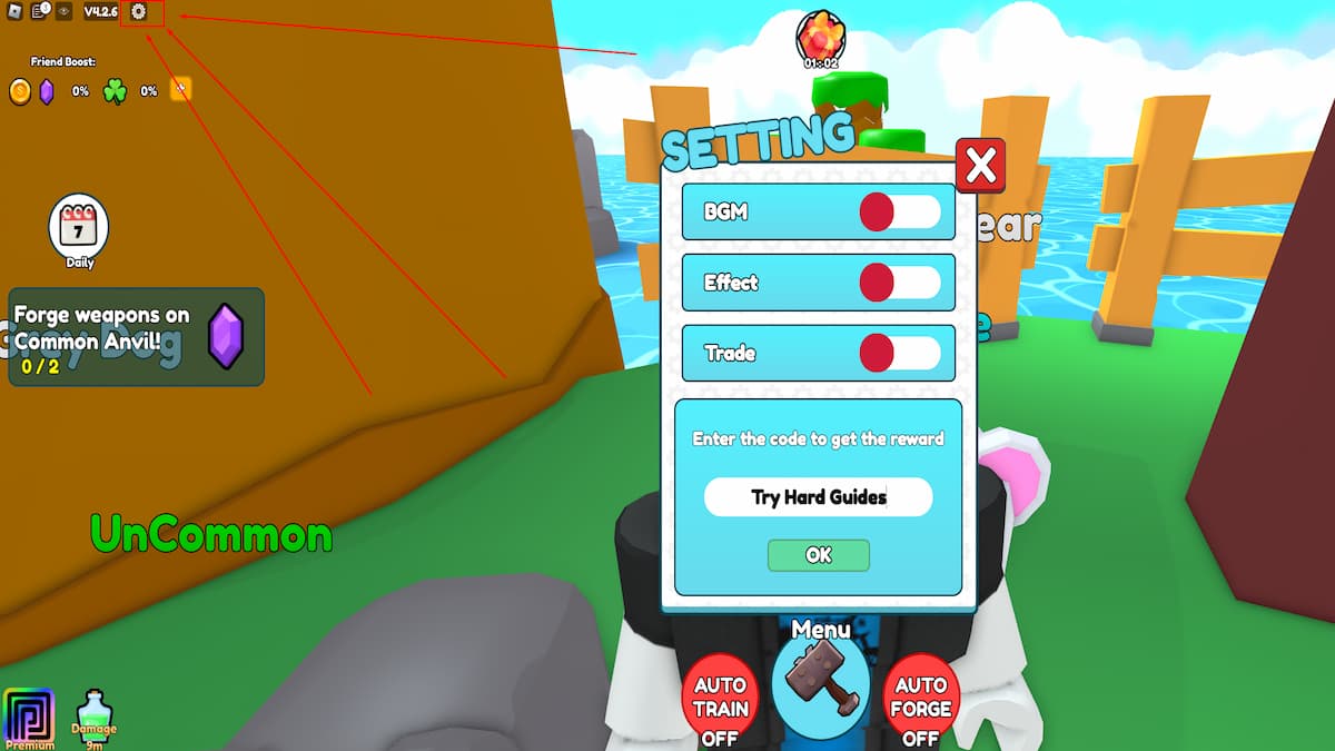 Weapon Forge Simulator Codes for December 2025: Gems and Boosts! - Try ...