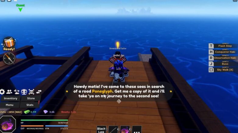How to get to Sea 2 in Haze Piece - Try Hard Guides