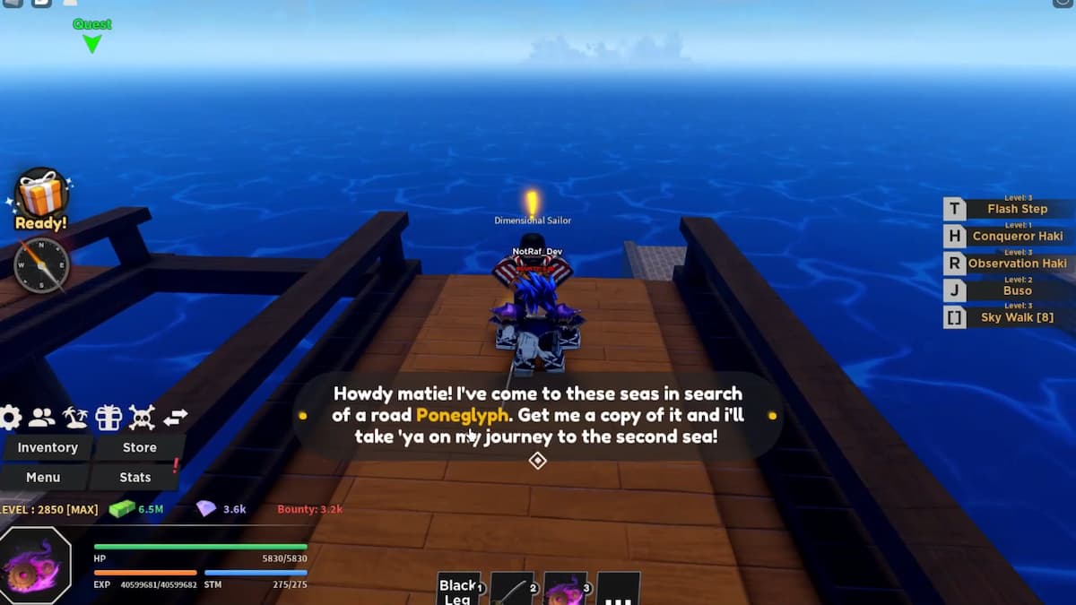 How to get to Sea 2 in Haze Piece - Try Hard Guides
