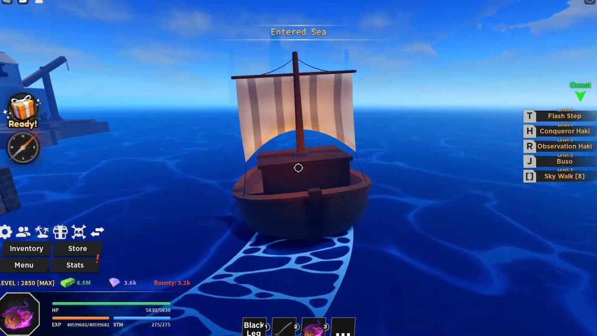 How to get to Sea 2 in Haze Piece - Try Hard Guides