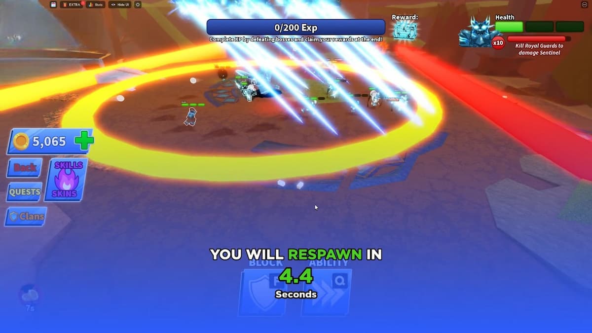 How to Beat Sentinel Boss in Blade Ball - Try Hard Guides