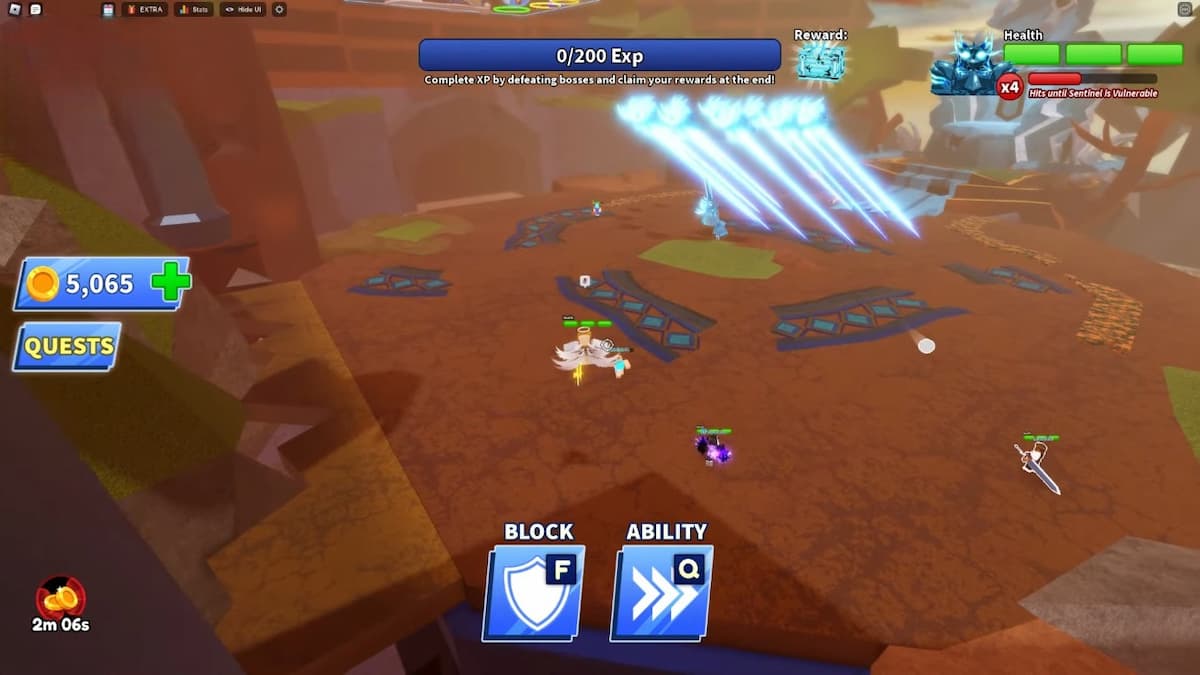How to Beat Sentinel Boss in Blade Ball - Try Hard Guides