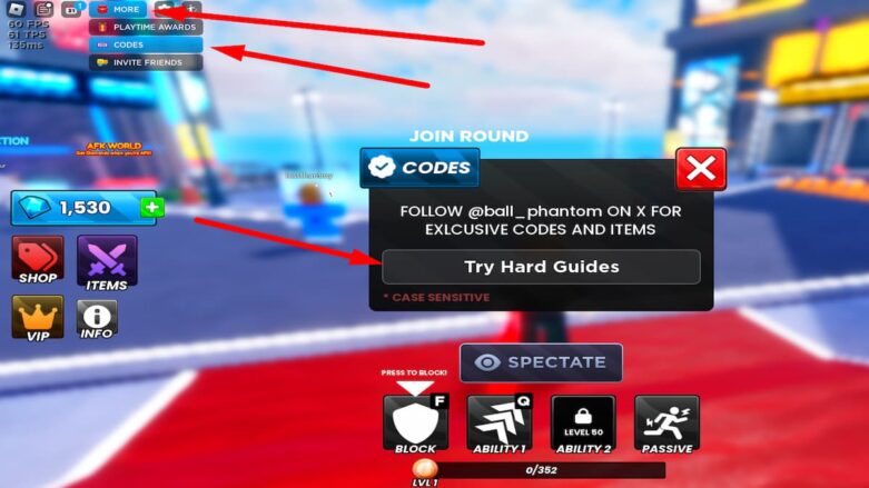 Phantom Ball Codes (June 2026) - Try Hard Guides
