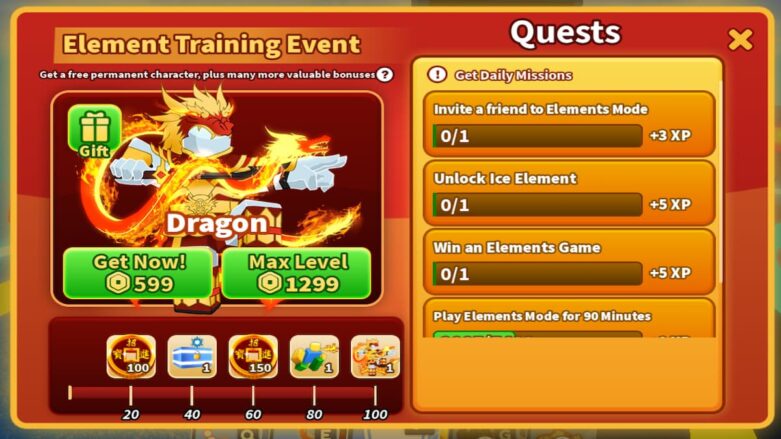 All Blade Ball Dragon Element Abilities - Try Hard Guides