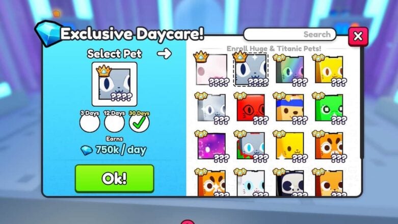 What Does the Pet Simulator 99 Exclusive Daycare Do? - Try Hard Guides