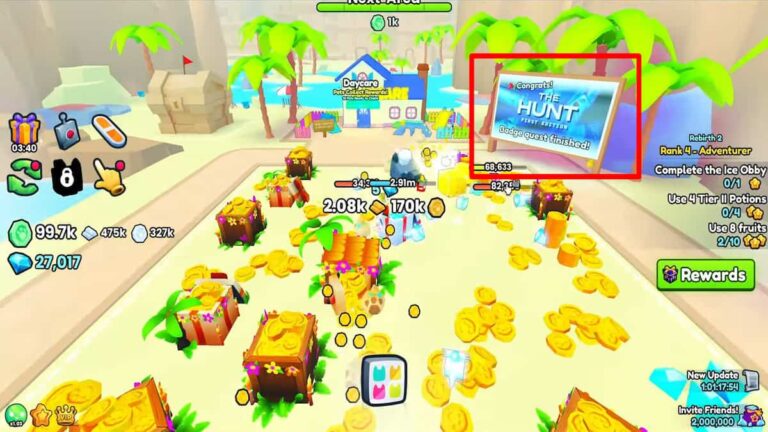 How to Get The Hunt Badge in Pet Simulator 99 - Try Hard Guides