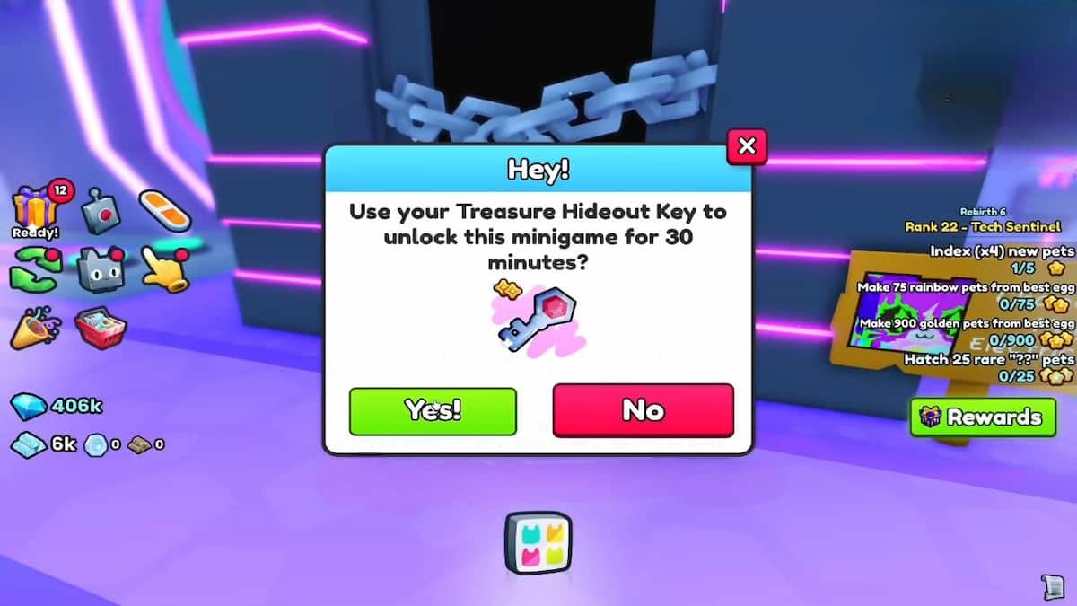 How to Get Treasure Hideout Keys in Pet Simulator 99 - Try Hard Guides
