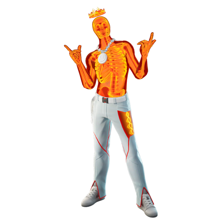 Fortnite Inferno Skeleton Balvin Skin - PNG, Styles, Pictures