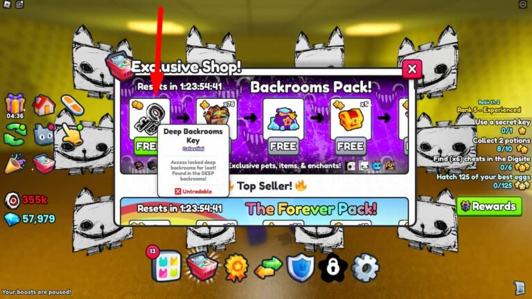 How to Get Deep Backroom Keys in Pet Simulator 99 - Try Hard Guides