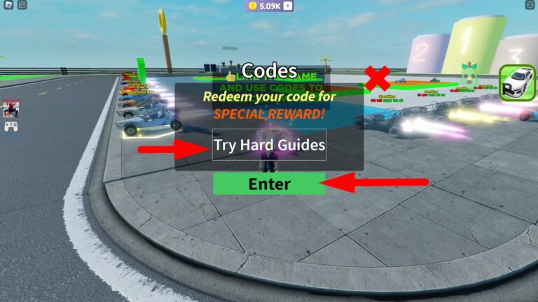 Car Dash Codes (April 2026) - Try Hard Guides