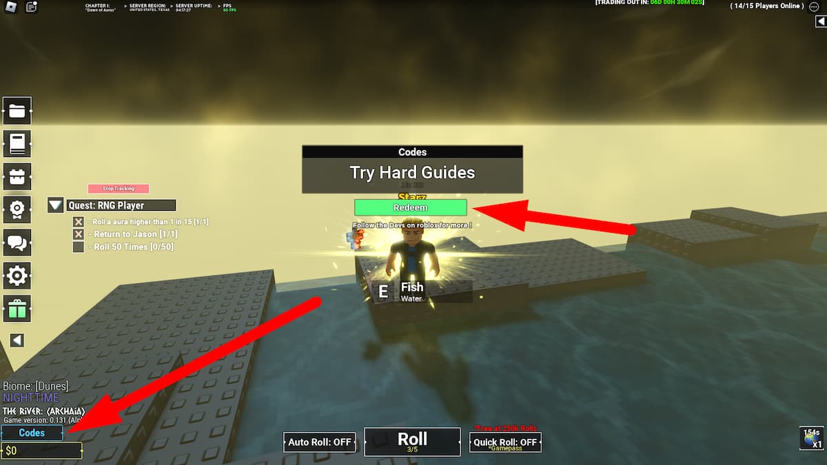 Unknown RNG Codes [Small Upd] (November 2025) - Try Hard Guides