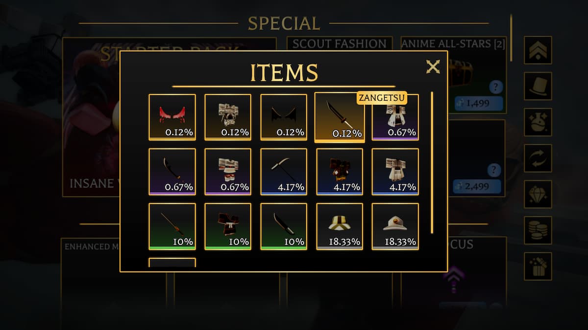 All Bleach Cosmetics in AoT Revolution - Try Hard Guides