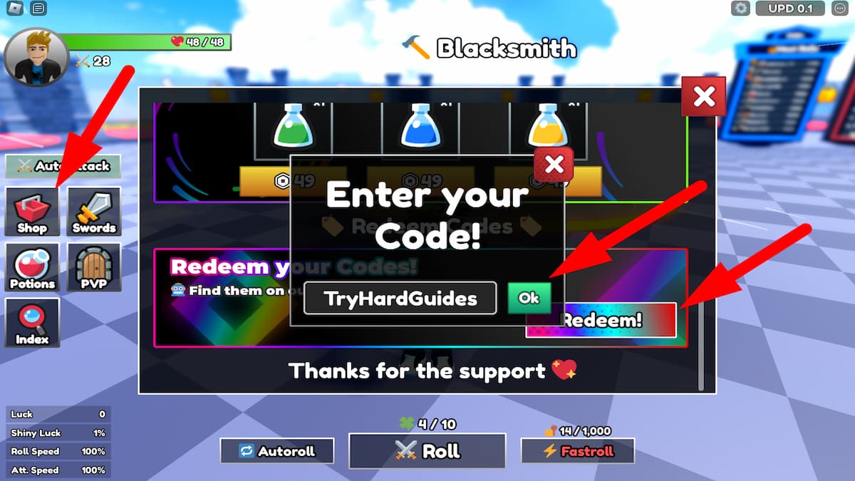 Dungeon RNG Codes (November 2025) - Try Hard Guides