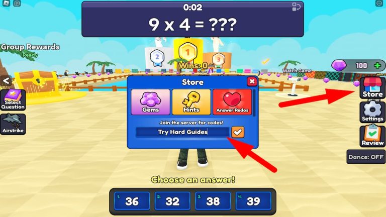 Math Tower Race Codes (May 2026) - Try Hard Guides