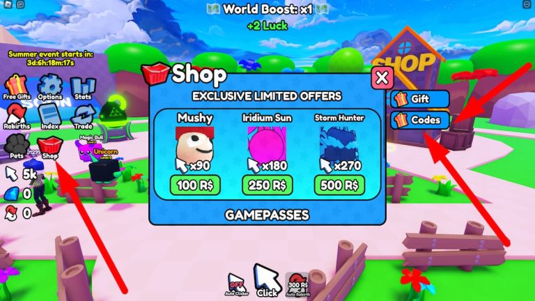 Ethereal Clicker Codes [Free Pet] (May 2026) - Try Hard Guides