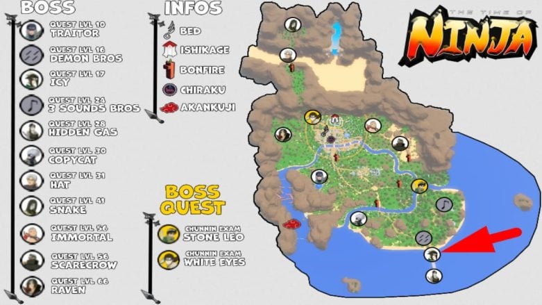The Time of Ninja Accessory Locations & Drops Guide - Try Hard Guides