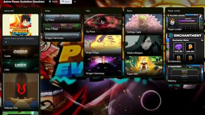 Anime Power Evolution Simulator Trello Link, Discord, & Game Page - Try ...