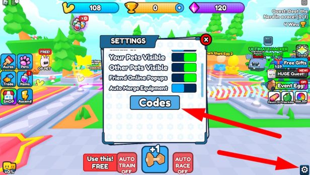 Gym Race Codes (May 2026) - Try Hard Guides
