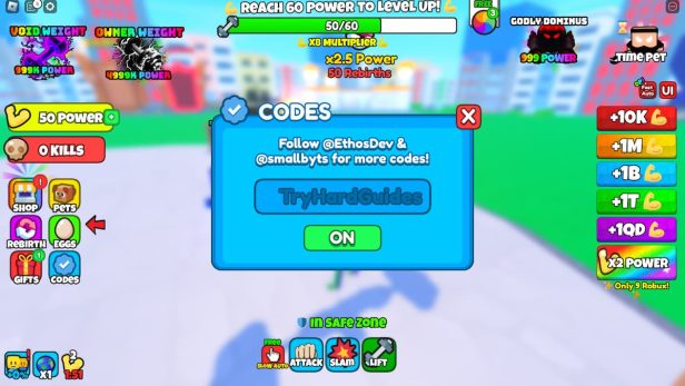Hulk Simulator Codes [Oncoming Fist] (June 2026) - Try Hard Guides
