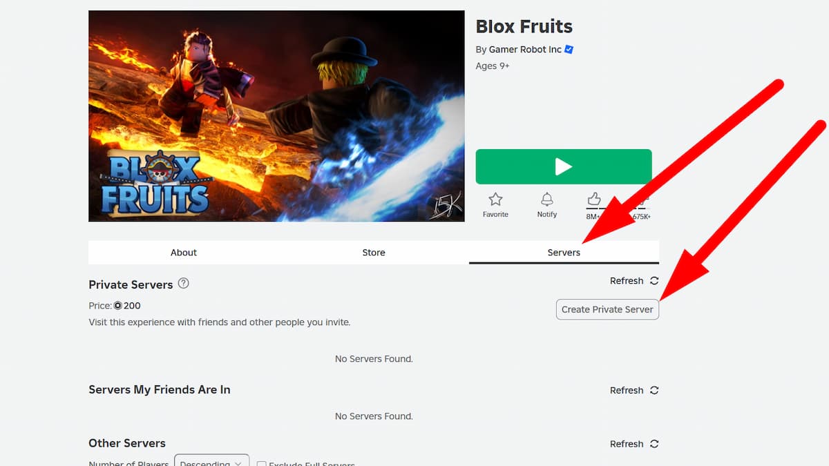 Blox Fruits Private Servers (April 2026) - Free Links! - Try Hard Guides