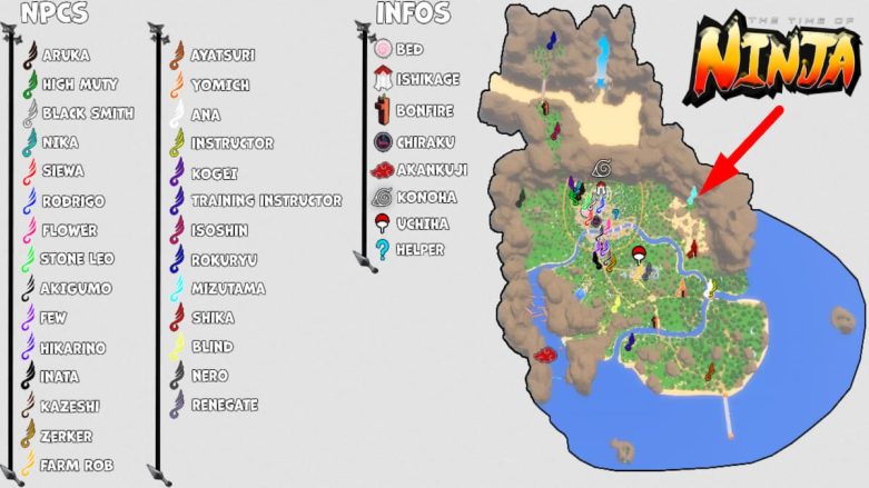 Where to Find Bones [Kimimaru] Raid Boss in Ninja Time - Try Hard Guides