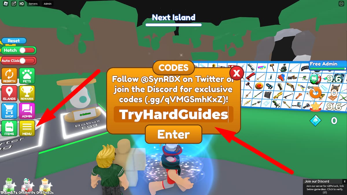 Free Admin Mayhem Codes (November 2025) - Try Hard Guides