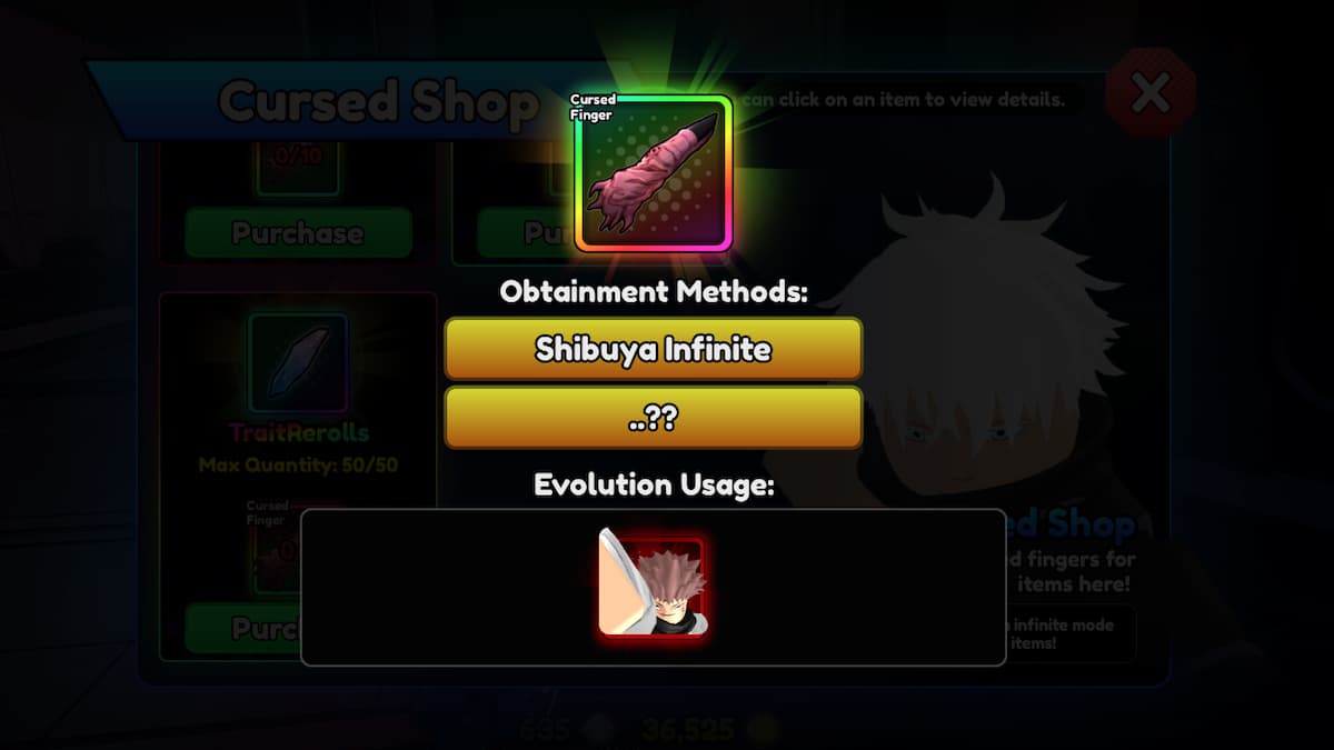 How to get Cursed Fingers in Anime Vanguards - Try Hard Guides