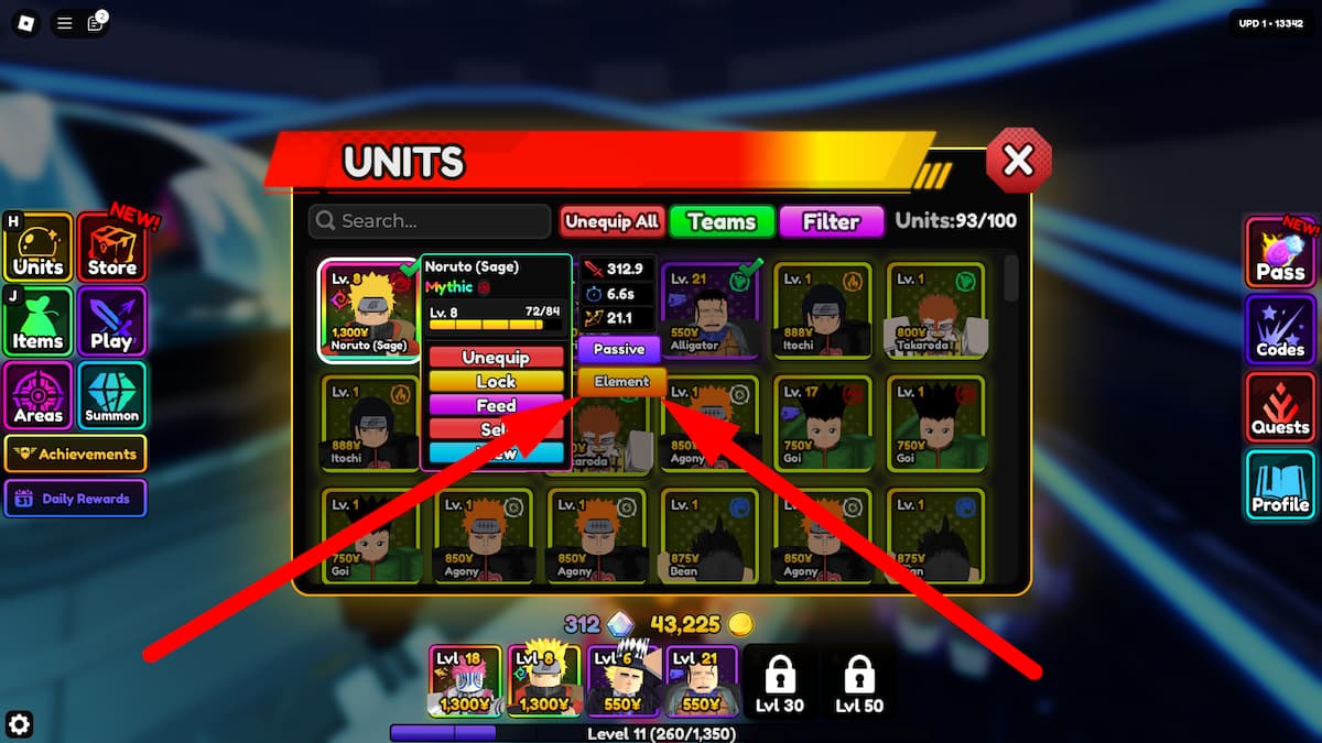 Anime Vanguards Elements Guide – All Buffs - Try Hard Guides